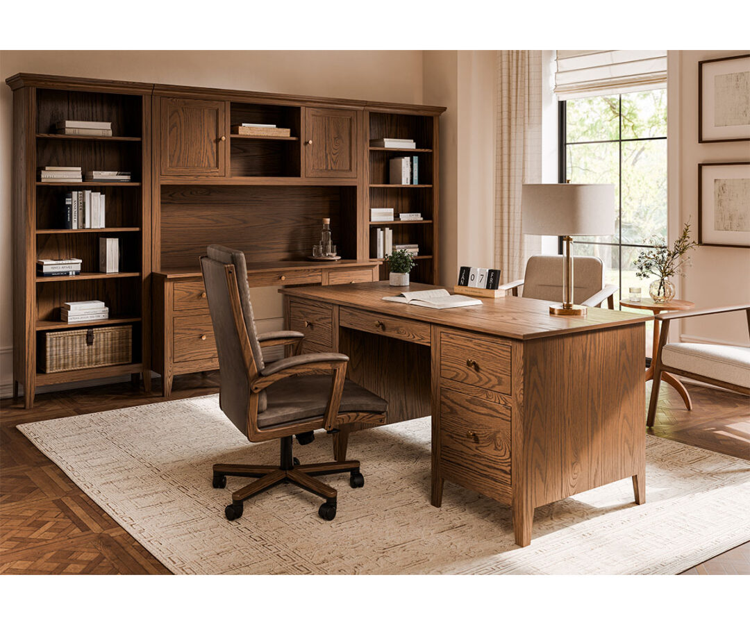 Ashton Executive Desk Office Collection - Olde Oak Tree | Fort Wayne, IN